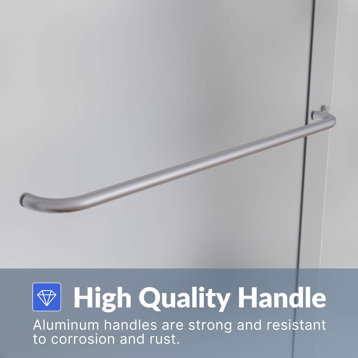 Frosted Glass Shower Door 60" x 72" Double Sliding | Brushed Nickel Finish – SUNNY SHOWER