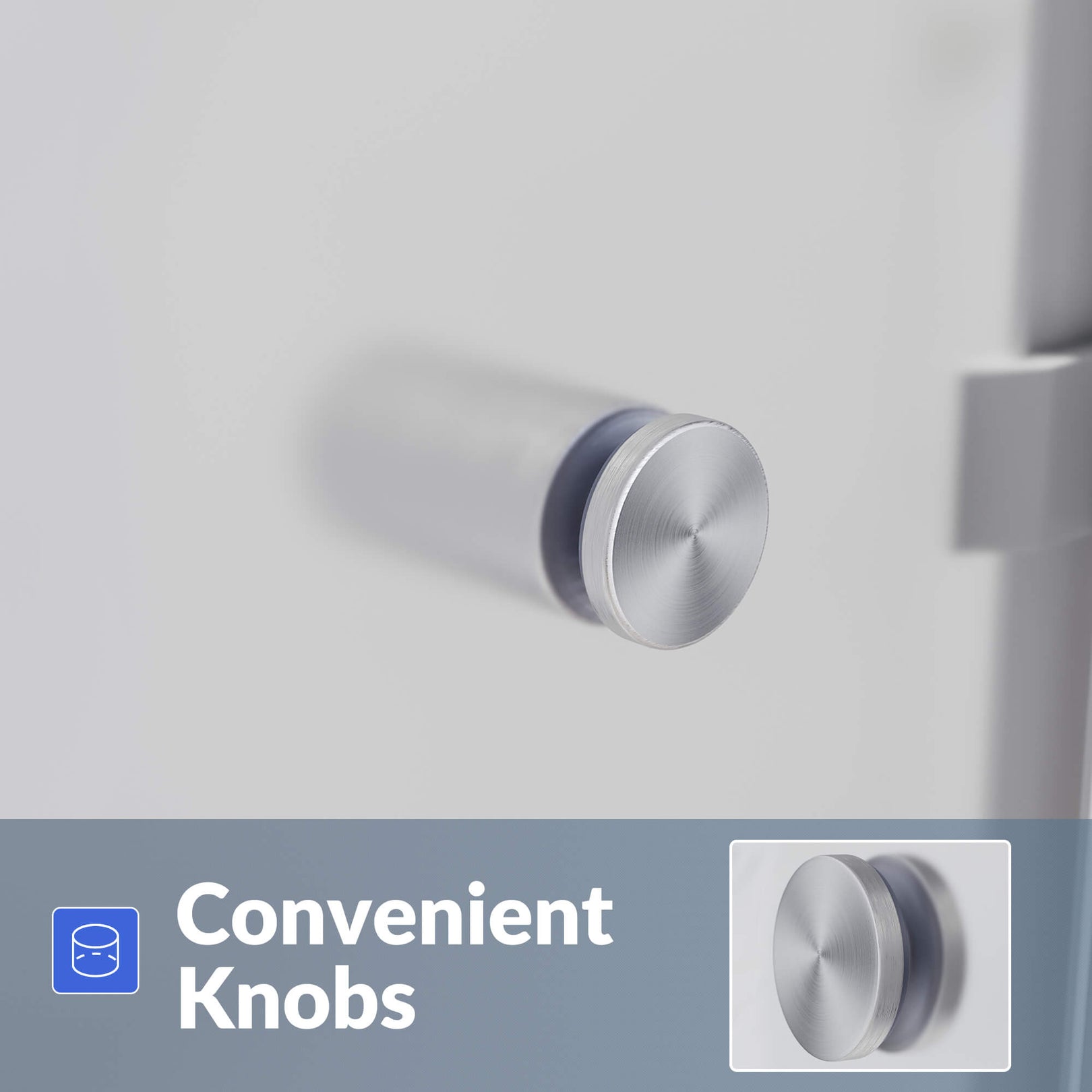 Frosted Glass Shower Door 60" x 72" Double Sliding | Brushed Nickel Finish – SUNNY SHOWER